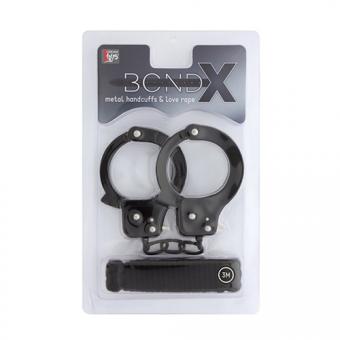 BondX Handschellen aus Metall und Liebesseil (3 m) online kaufen