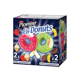 DOVGAN Plombir donuts 2 x strawberry-vanilla flavor 2 x chocolate ...