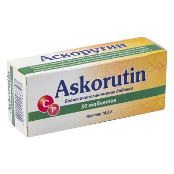 Askorutin Vitamin C + Rutin, 50 Tabletten online kaufen