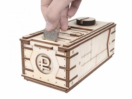 Lemmo 3D model kit wooden piggy bank safe purchase online