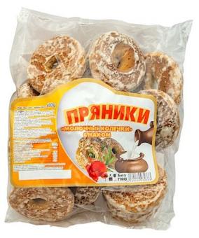 Prjaniki Molochnie Kolechki mit Mohn, 400g online kaufen