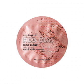 café mimi face mask red clay and mulberries, 10 ml purchase online