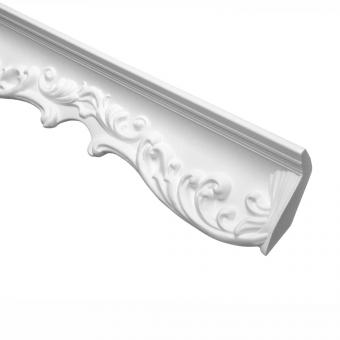 Marbet Stuckleiste B-45 weiß gemustert, 56 x 88 mm online kaufen