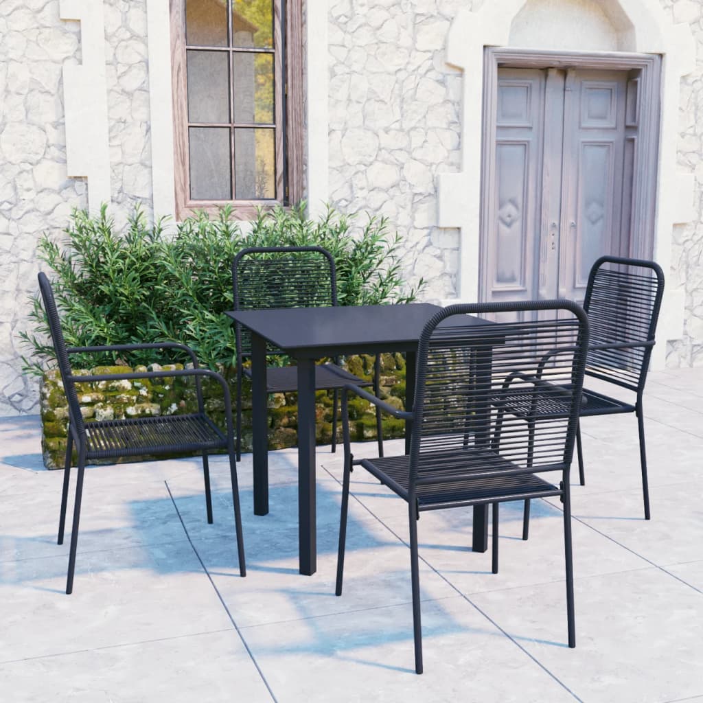 Gartenmöbel Set Glas Stahl Sitzgruppe Gartengarnitur online kaufen