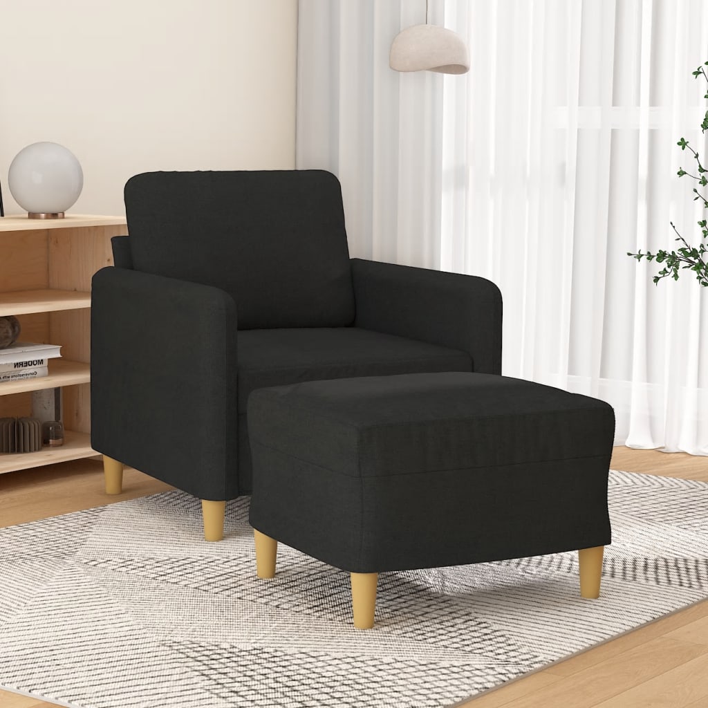 Sessel mit Hocker Stoff Fernsehsessel Relaxsessel Sofa online kaufen