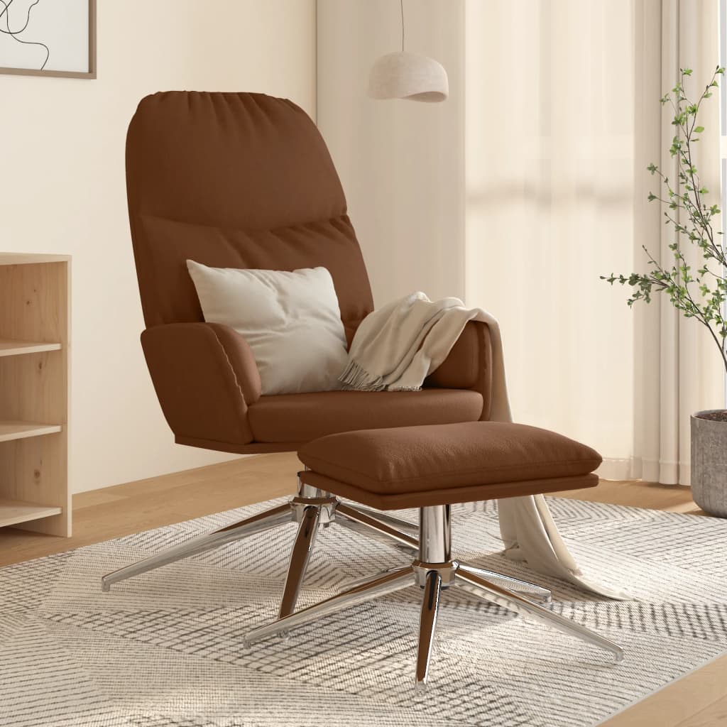 Relaxsessel mit Hocker Wildleder-Optik Polstersessel online kaufen