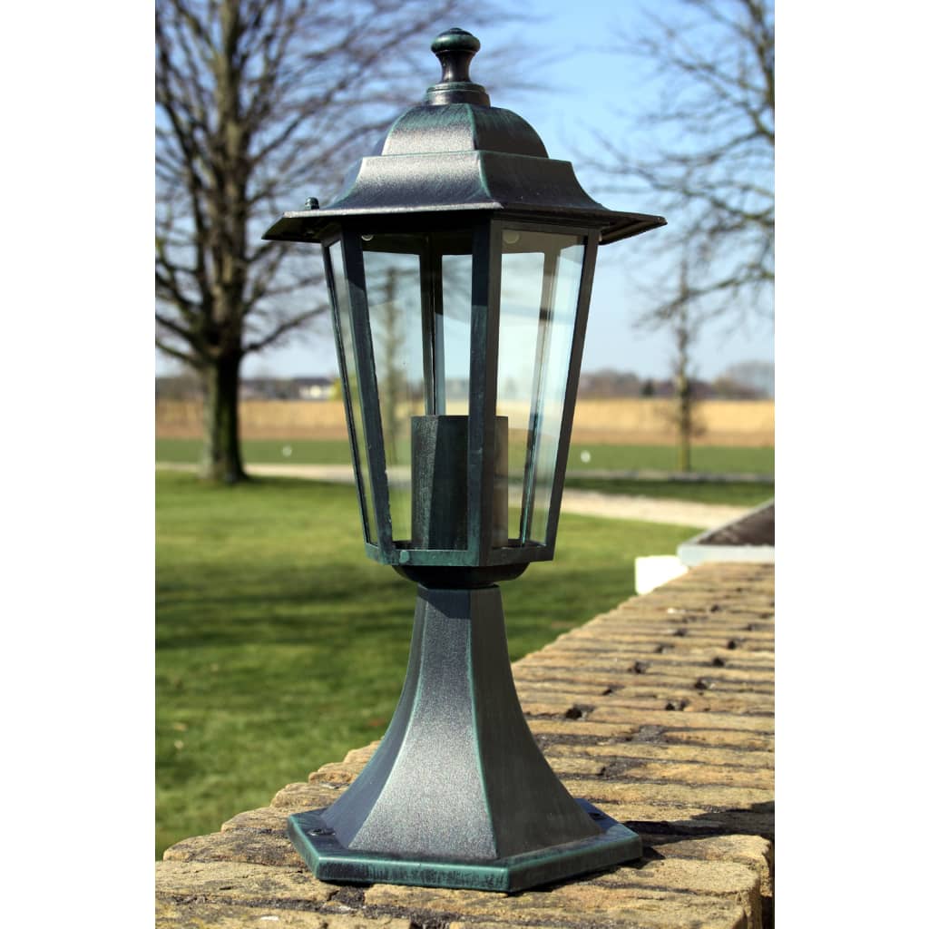 Gartenlaterne Dunkelgrün/Schwarz Aluminium online kaufen