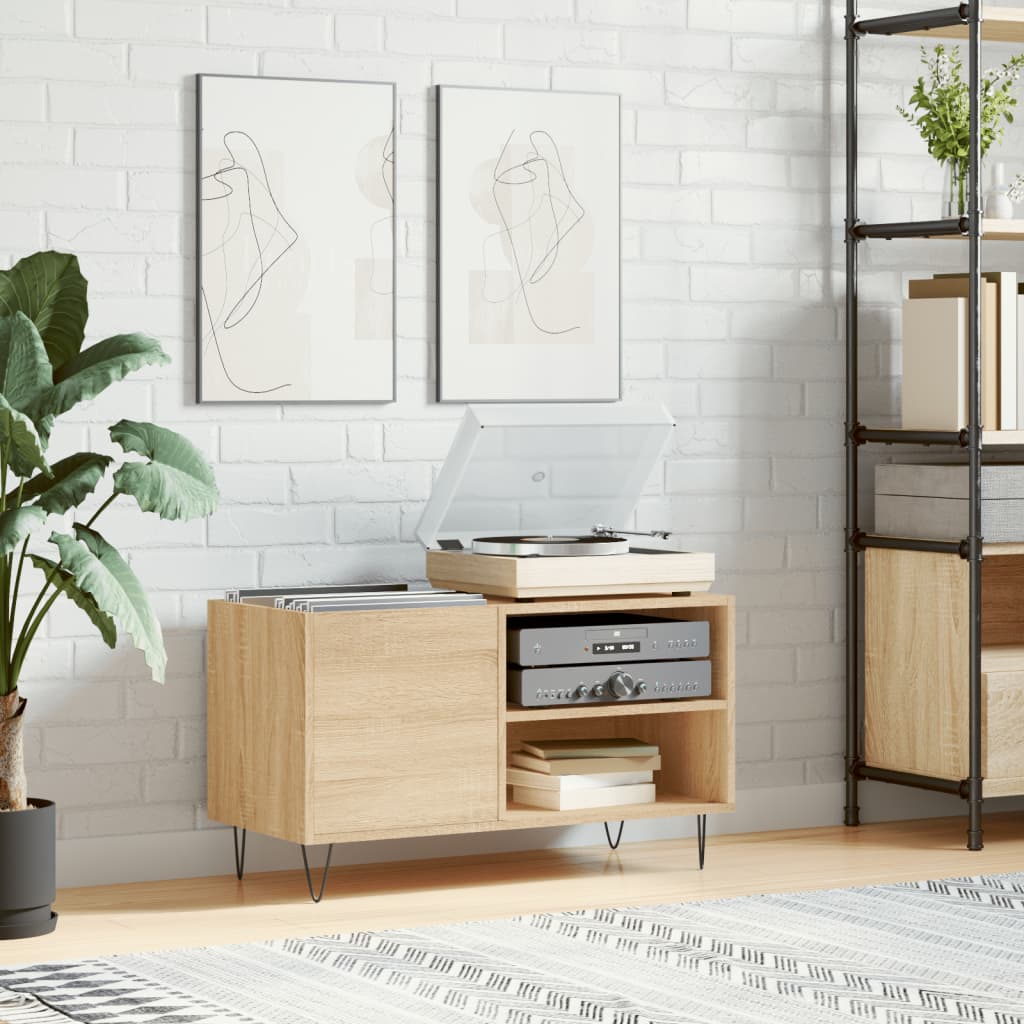 Plattenschrank Sonoma-Eiche 85x38x48 cm Holzwerkstoff online kaufen - Kaufbei.tv