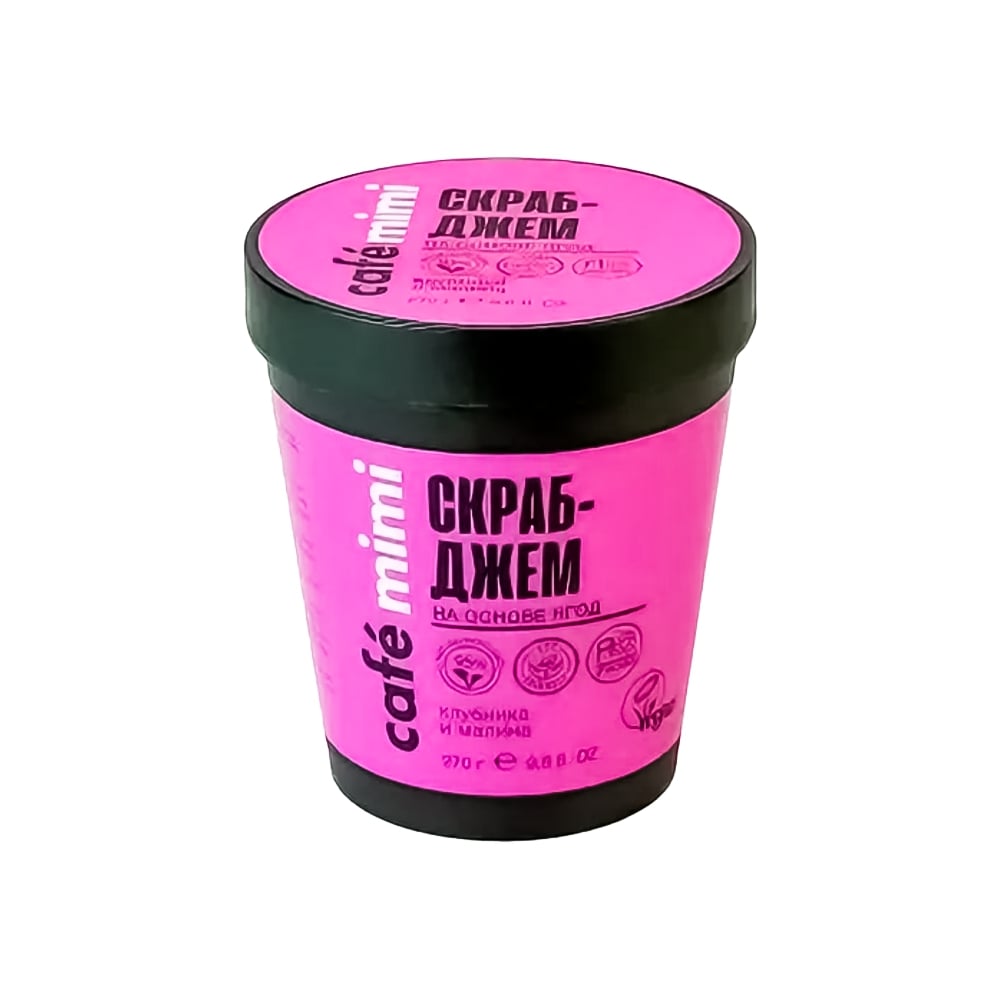 Cafe mimi Peeling-Jam Erdbeer-Himbeer, 220 ml online kaufen