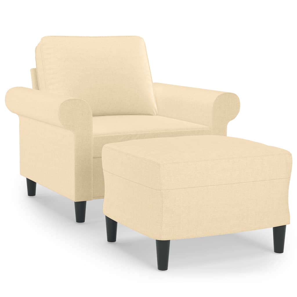 Sessel mit Hocker Stoff Sofa Relaxsessel Fernsehsessel online kaufen
