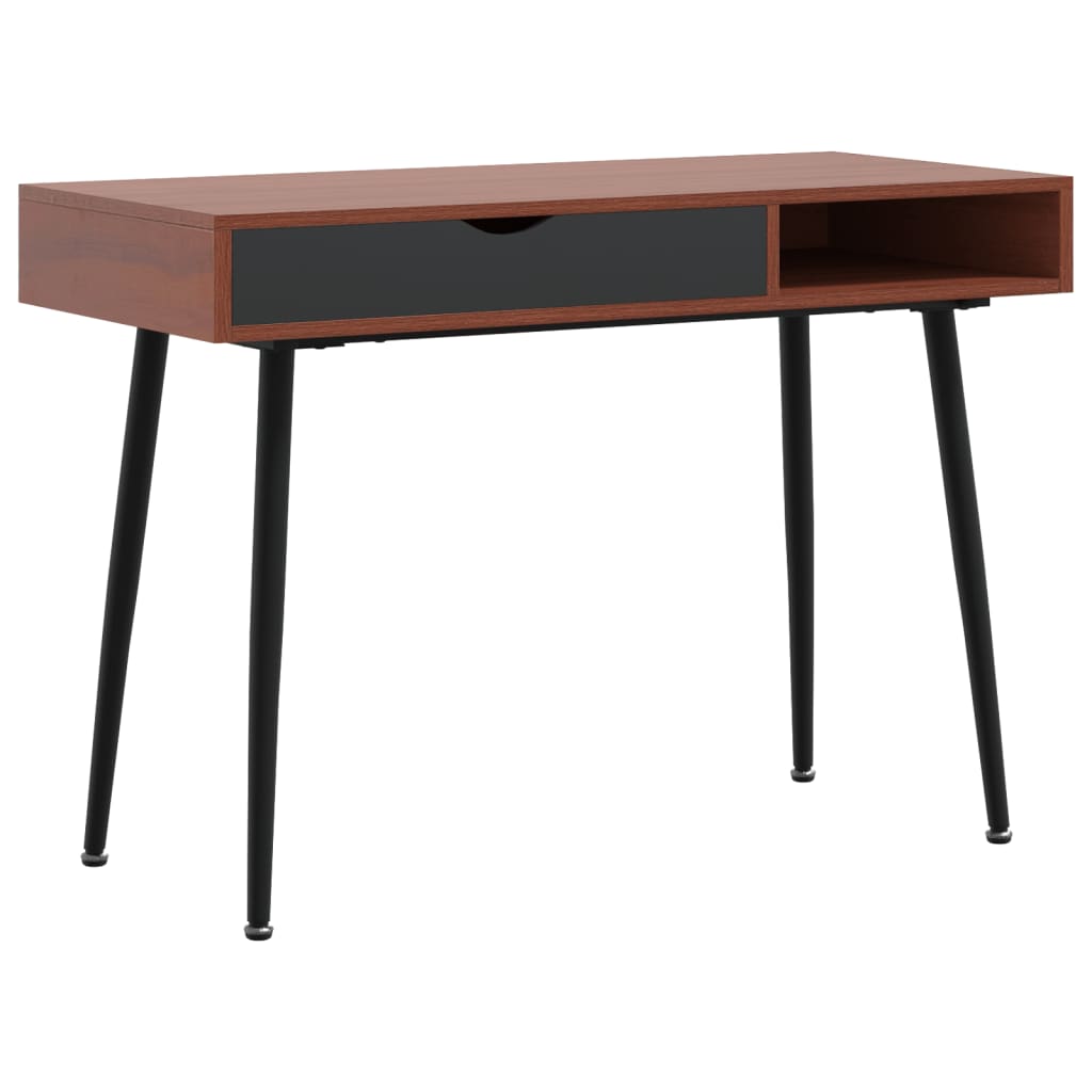 Computertisch mit Schublade Braun 110x50x75 cm Holzwerkstoff online kaufen