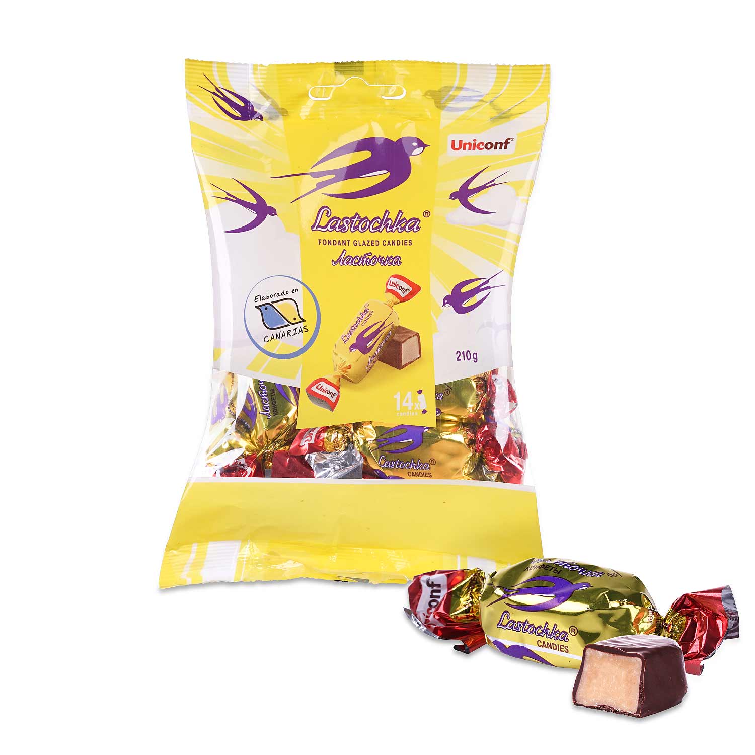 Fondant confectionery set: Lastochka, Romaschki & Vasilki (630 g total ...