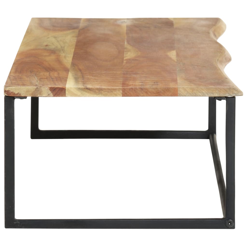 Garderobe mit Naturkante 100x35x22 cm Massivholz Akazie online kaufen ...